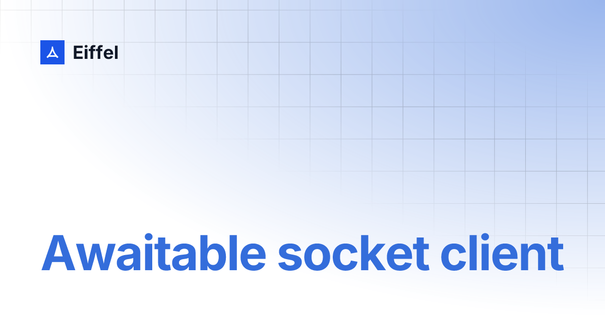 Awaitable socket client | Eiffel